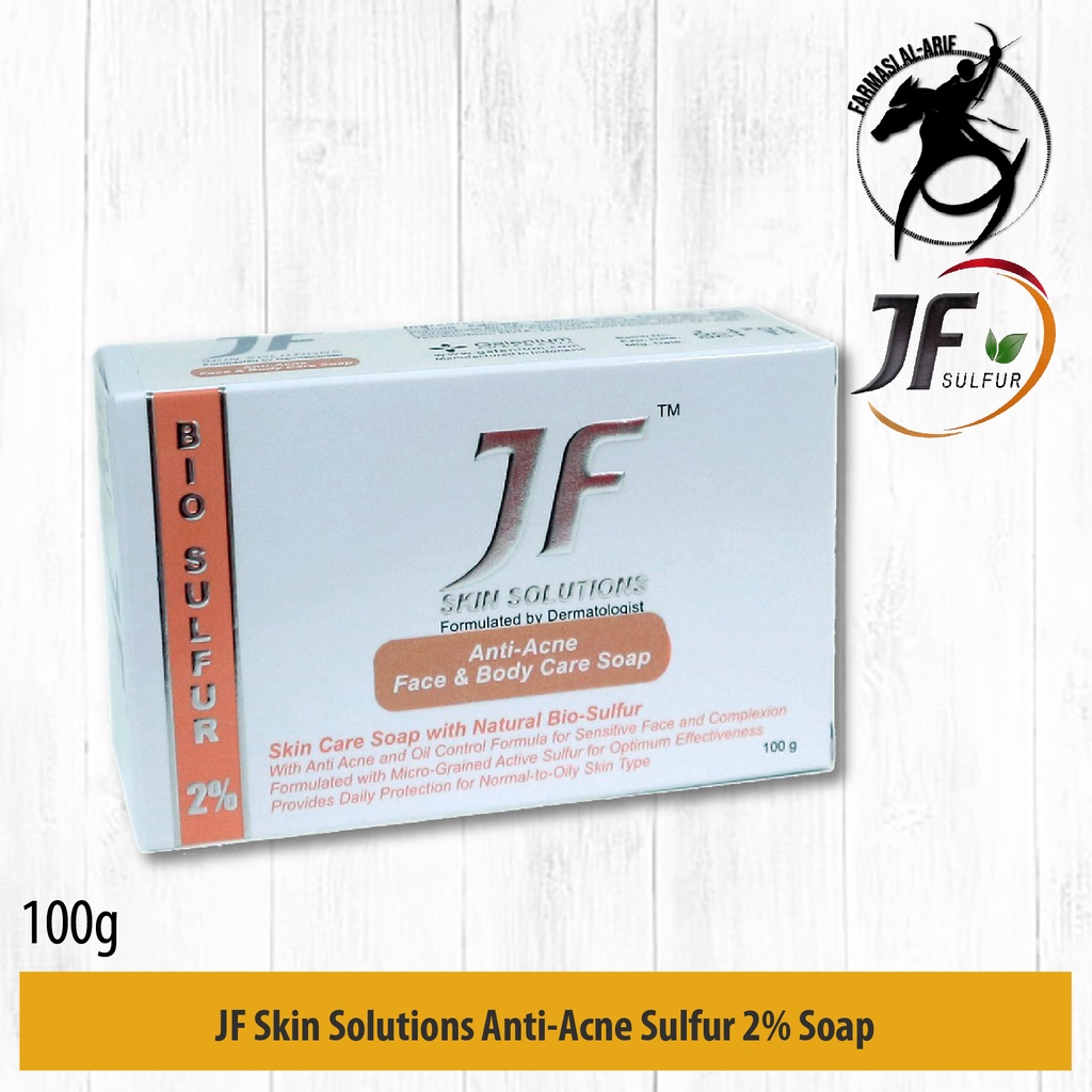 JF Skin Solutions Anti-Acne Sulfur 2% Soap 100g | Shopee Malaysia