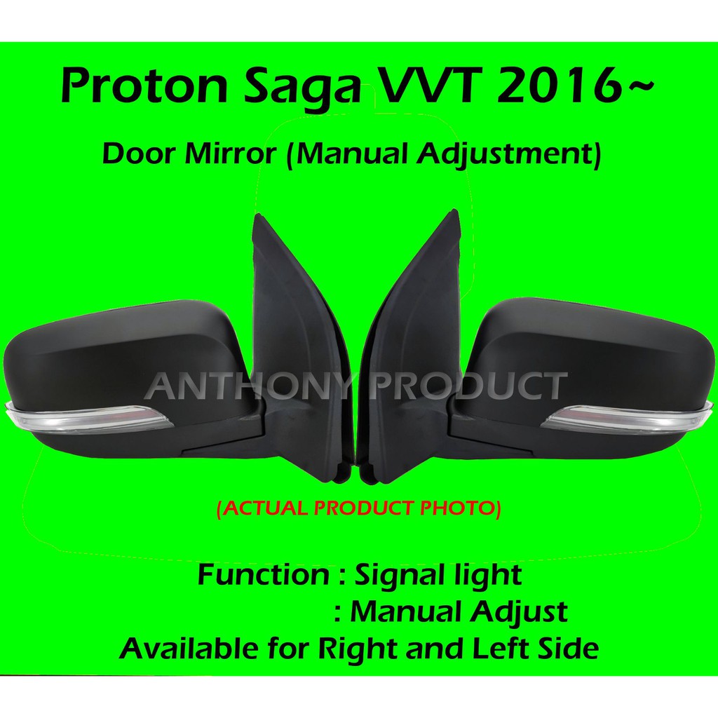 Proton Saga VVT 2016 ~ Front Door Side Mirror Right And Left Manual 2 ...