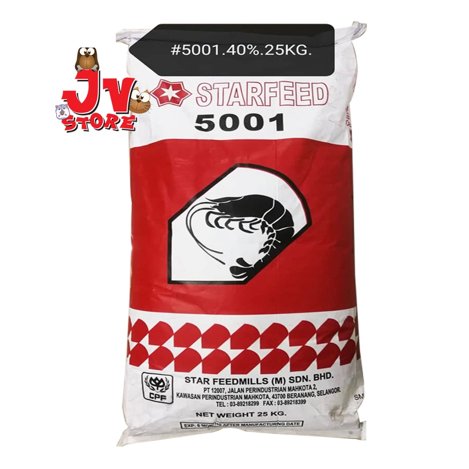 Star Feed 5001 Shrimp Starter Food Feed 25kg [StarFeed] | Shopee Malaysia