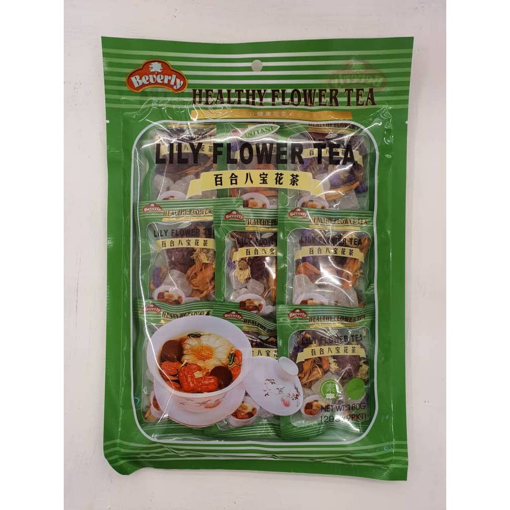 Beverly Healthy Flower Tea ( Lily ) 百合八宝花茶 ( 20g x 9pkts ) | Shopee ...