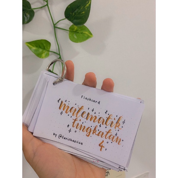 flashcard matematik tingkatan 4 dan 5 by farishaelisa | Shopee Malaysia