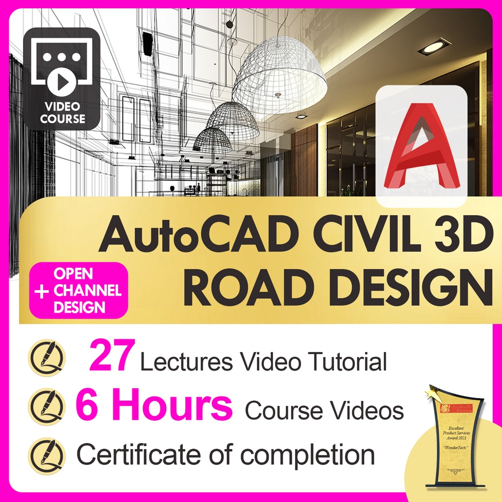 [Video Course] Road Design With AutoCAD Civil 3D + Open Channel Design ...