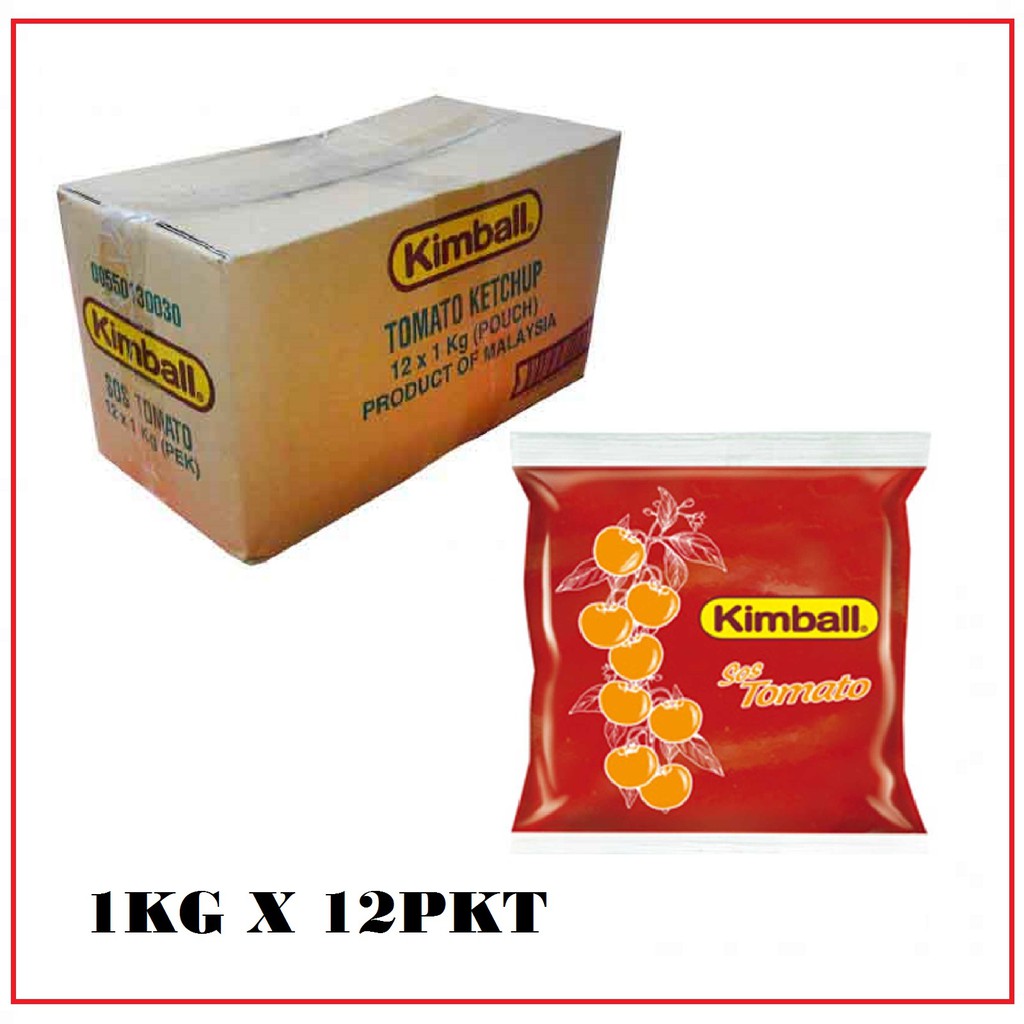 Kimball Sauce Tomato - 1CTN (1Kgx12) | Shopee Malaysia