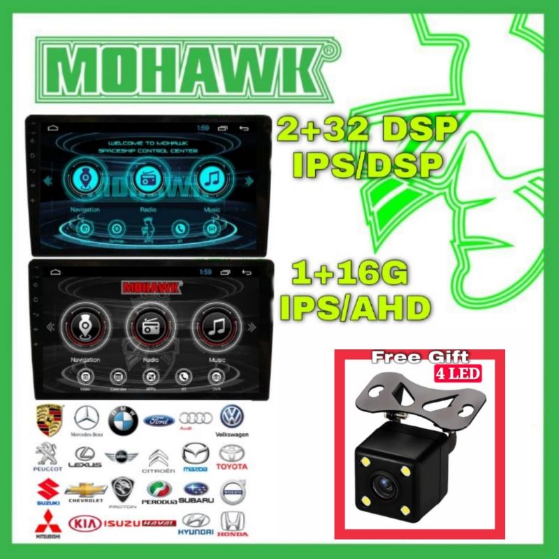 Original MOHAWK Big Touch Screen ANDROID PLAYER FM RADIO BLUETOOTH ...