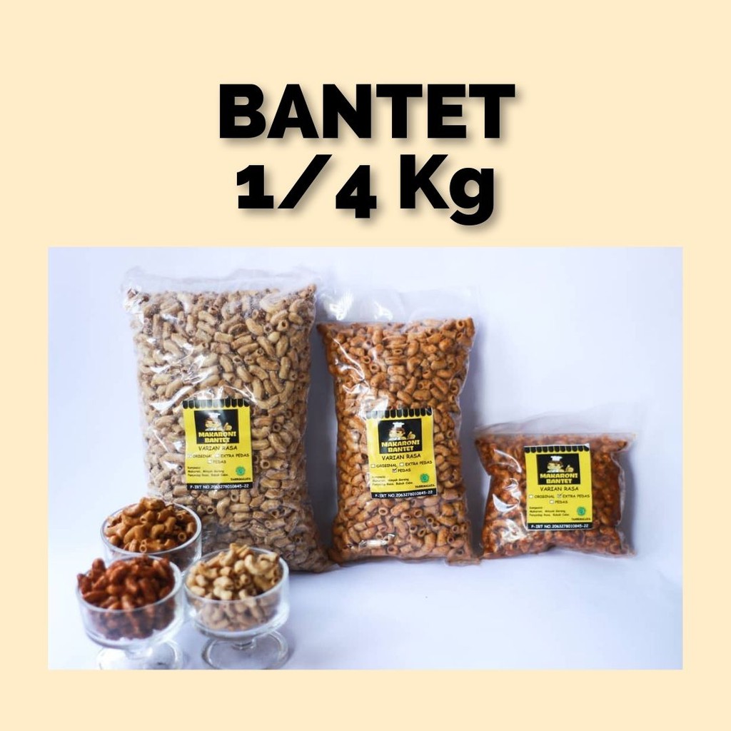 Kiloan KOKI CAP BANTET MACARONI (1/4 KG) - KILOAN BANTAT MACARONI ...