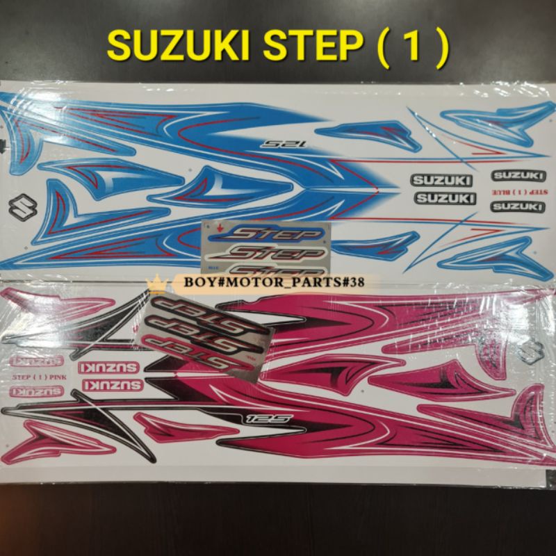 SUZUKI STEP ( 1 ) BODY STICKER ( READY STOCK ) | Shopee Malaysia