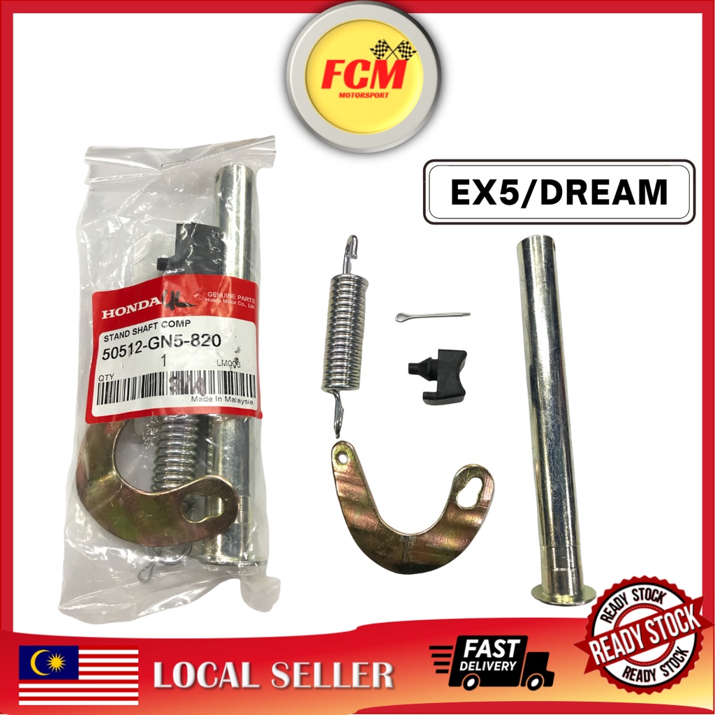 HONDA EX5 / EX5 DREAM ORIGINAL MAIN STAND SPRING SHAFT DOUBLES STAND ...