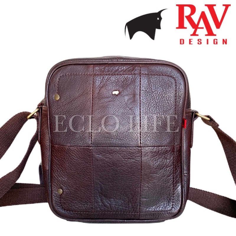 RAV Sling Bag Genuine Leather 100% Original [RVP123-G1-0900] | Shopee ...
