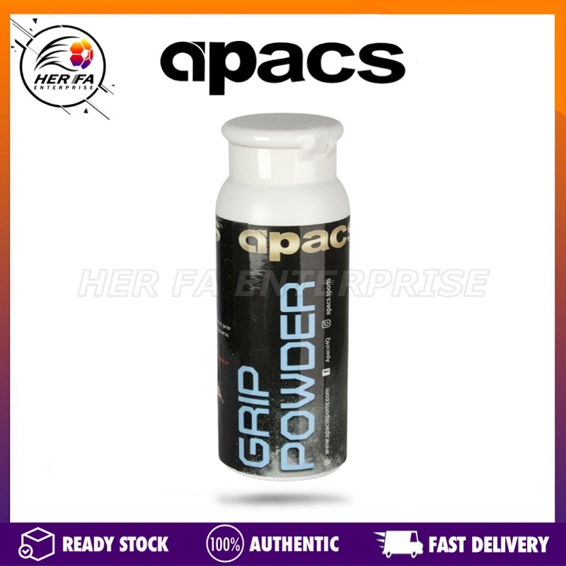 APACS Firm Grip Powder 100%ORIGINAL for Badminton Tennis Squash Racket ...