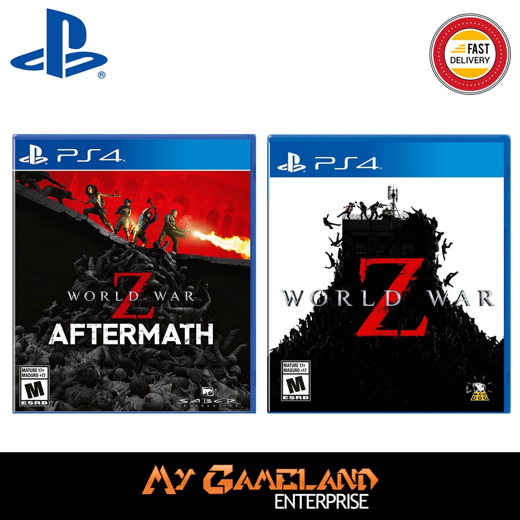 PS4 World War Z Standard / Aftermath (English/Chinese)(BRAND NEW ...