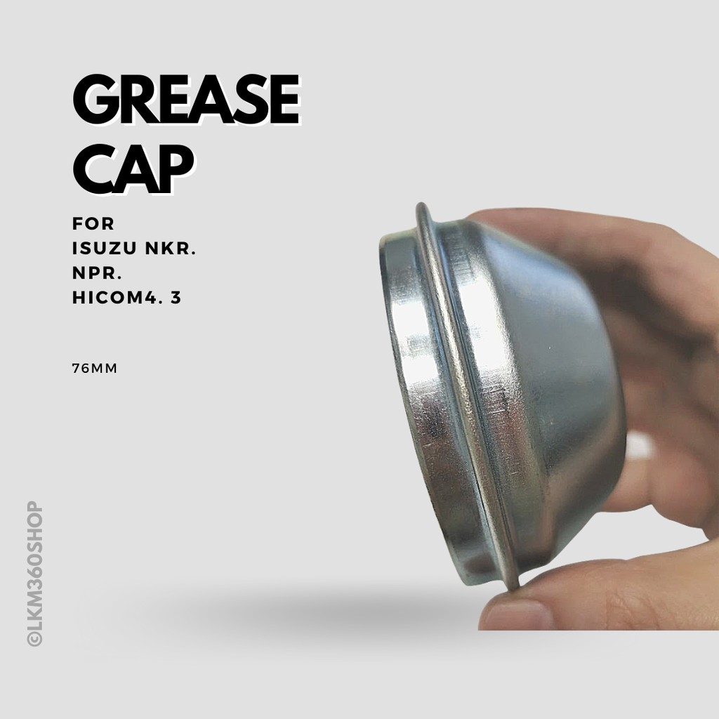 Isuzu NKR NPR Hicom 4.3 Grease Cap Dust Cap 76mm | Shopee Malaysia