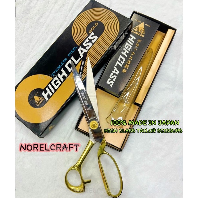 DIAWOOD DELUXE STAINLESS STEEL TAILOR SHEARS / DIAWOOD TAILOR SCISSORS ...