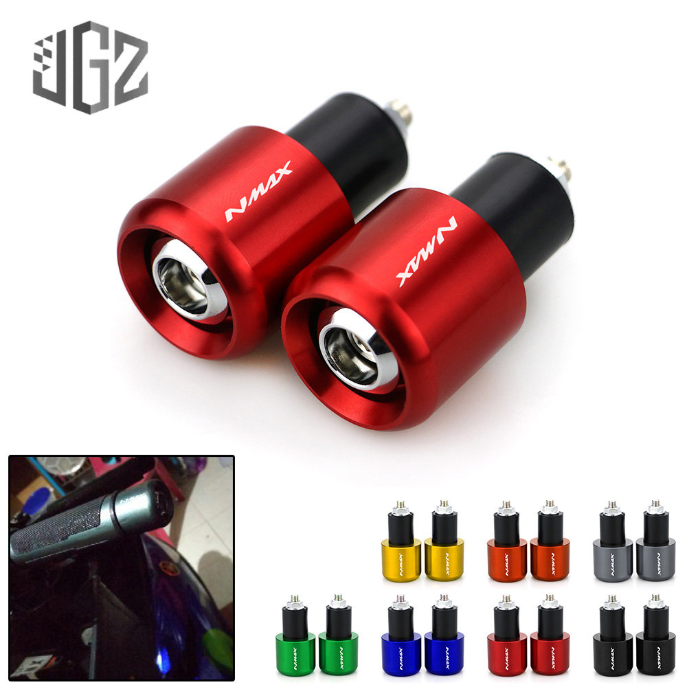 NMAX Motorcycle CNC Handlebar Ends Grip Plug Balance Slider Crash 1 ...