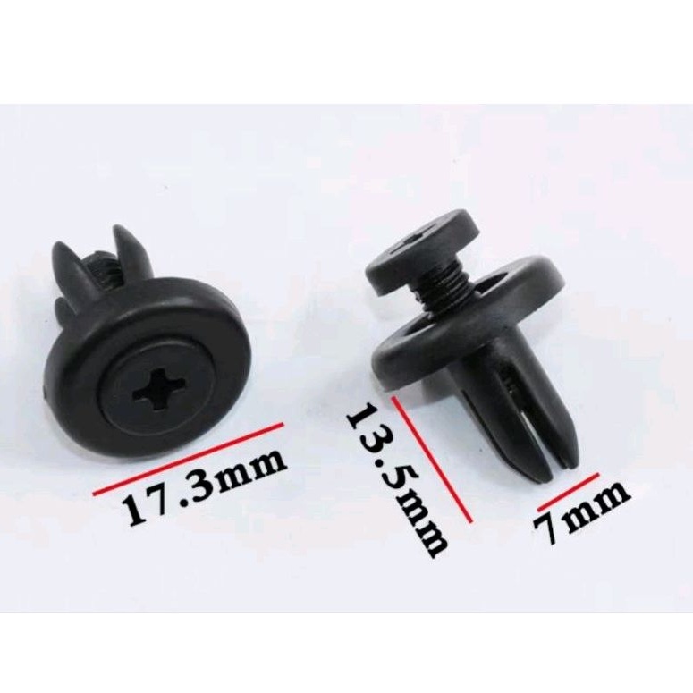 (10/PCS)Universal car plastic expansion through the heart nail screw ...
