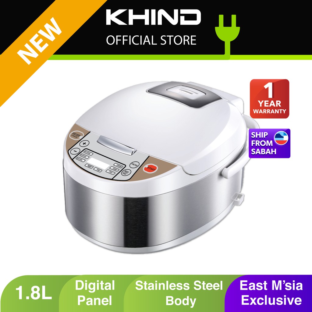 [East Malaysia] Khind Multifunctional Rice Cooker RCJ38S (Sabah ...