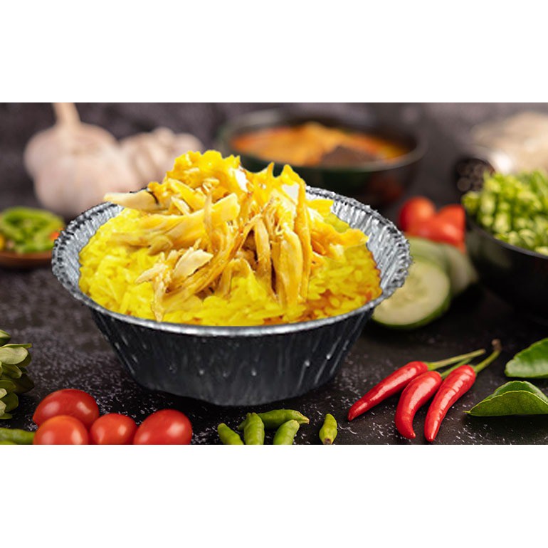 🥟 【Frozen Dim Sum 冷冻点心】 银星鸡饭 YX Chicken Rice Hainanese Style 2 pcs/pack ...