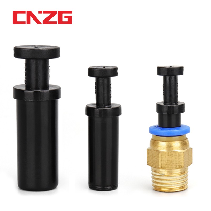 5pcs/lot Pneumatic Air Hose Plug Push Fit Connector Plastic Plug 4mm ...