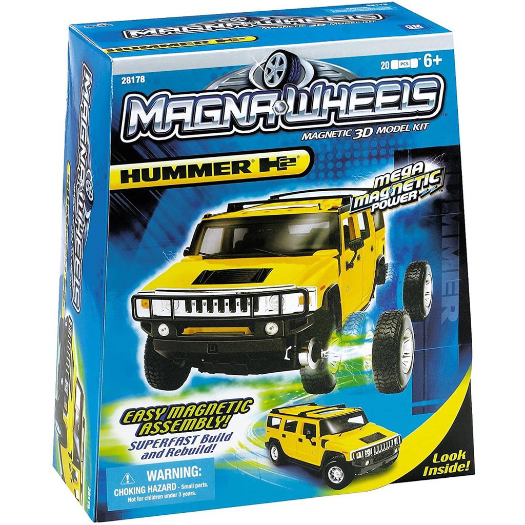 (ORIGINAL) MEGATIX MAGNA WHEELS-HUMMER H2 1:24 SCALE (28178) | Shopee ...