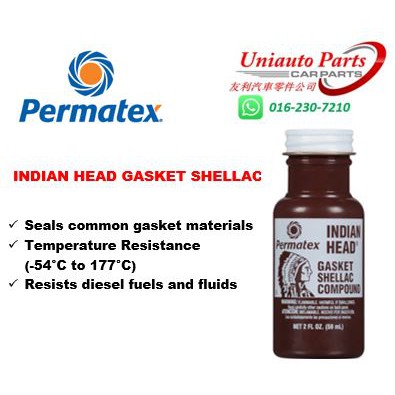 [SABAH, SARAWAK] PERMATEX INDIAN HEAD GASKET SHELLAC COMPOUND (59G ...