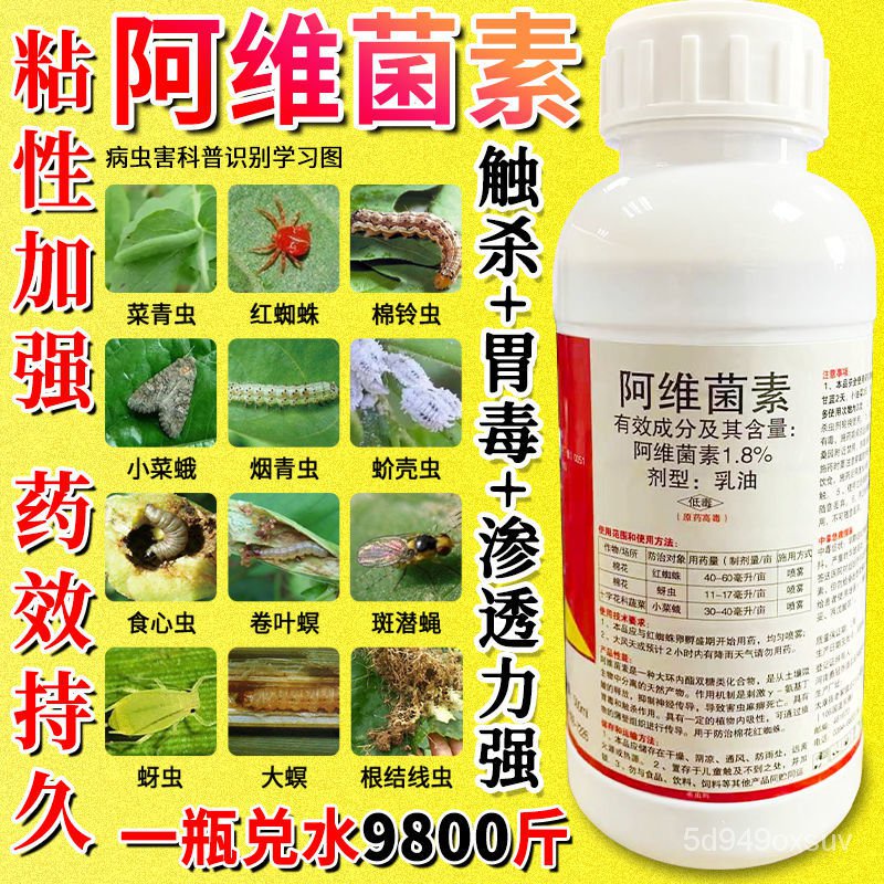 【Insecticide/Pesticide]Abamectin Insecticide Red and White Spider ...
