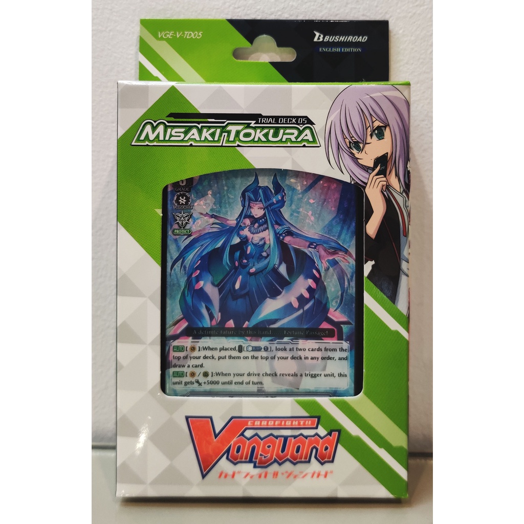 Cardfight!! Vanguard Oracle Think Tank Misaki Tokura VTD05 | Shopee ...