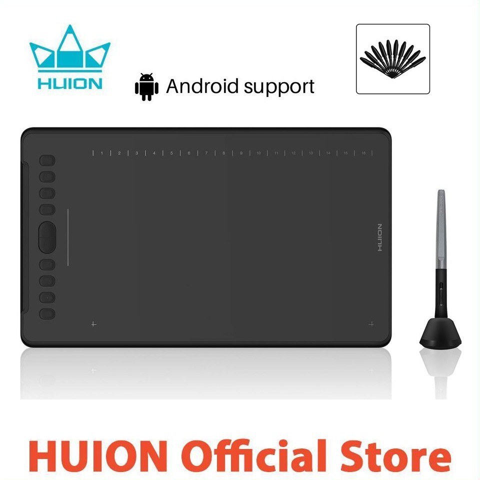 HUION Drawing Tablet H1161 Graphic Pen Tablet 8192 Pen Pressure ...