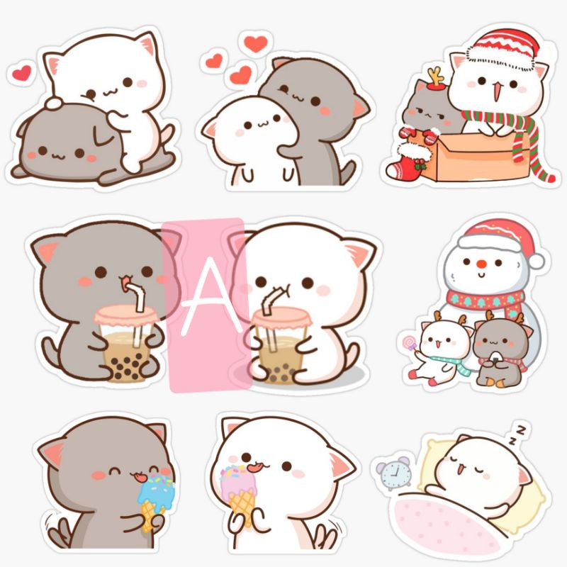cute cat sticker kucing comel | Shopee Malaysia