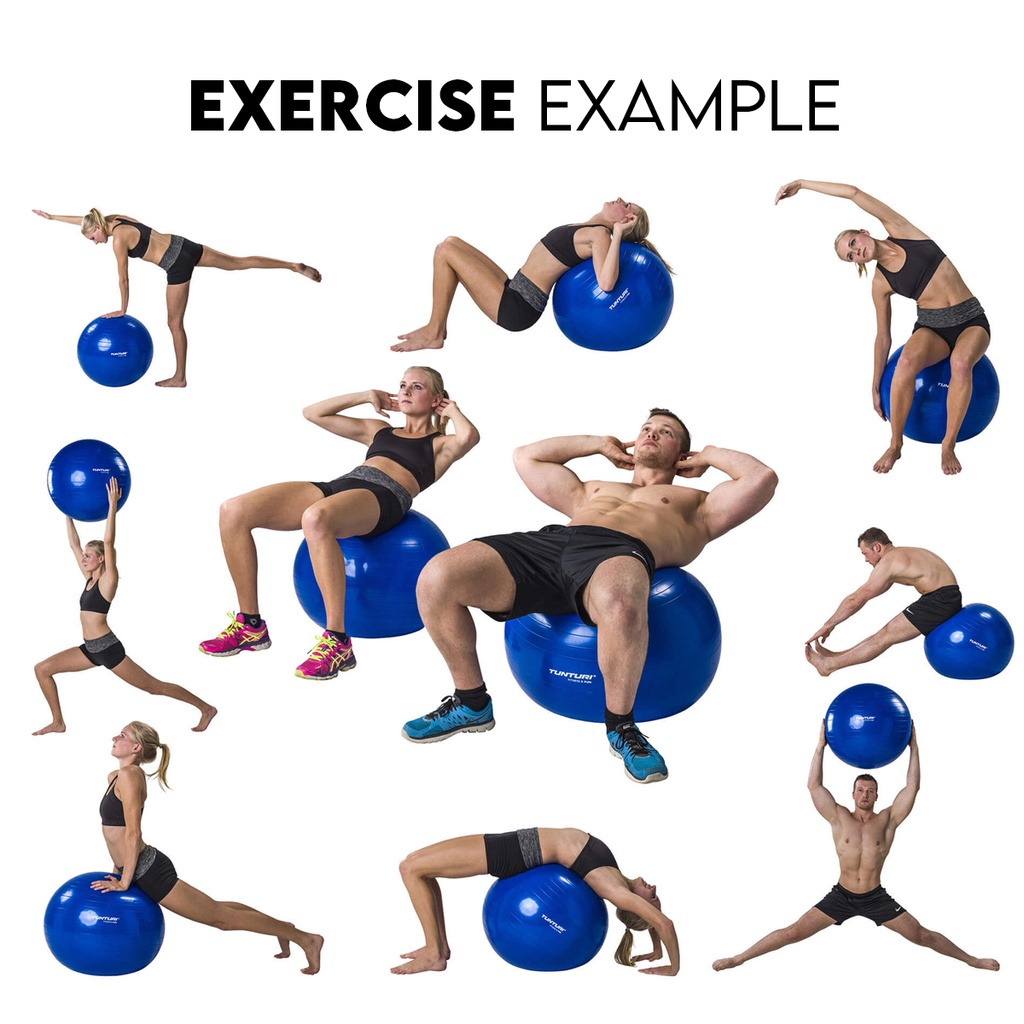 Vigor Fitness Gym Ball Anti-Burst Yoga Ball (45cm / 55cm / 65cm / 75cm ...