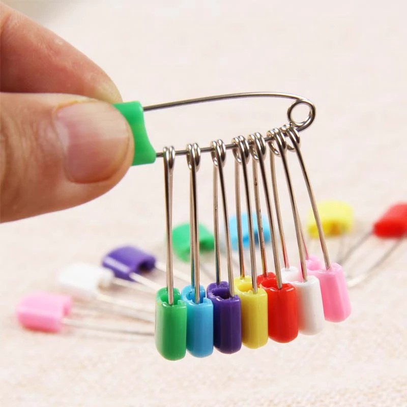 10pcs Color baby Prevent rebound safety pins | Shopee Malaysia