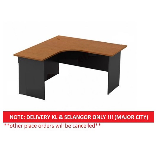 G Series L Shape Table GL1515 GL1815 Delivery: KL and Selangor | Shopee ...