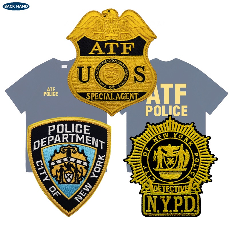 Embroidery Velcro Armband Badge DIY Patch Chapter Rectangular Arm ...