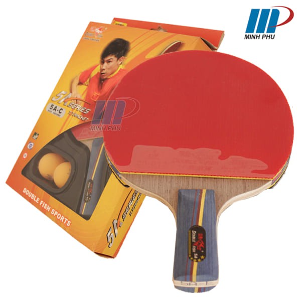 Double FISH DF-5AC Table Tennis Racket | Shopee Malaysia