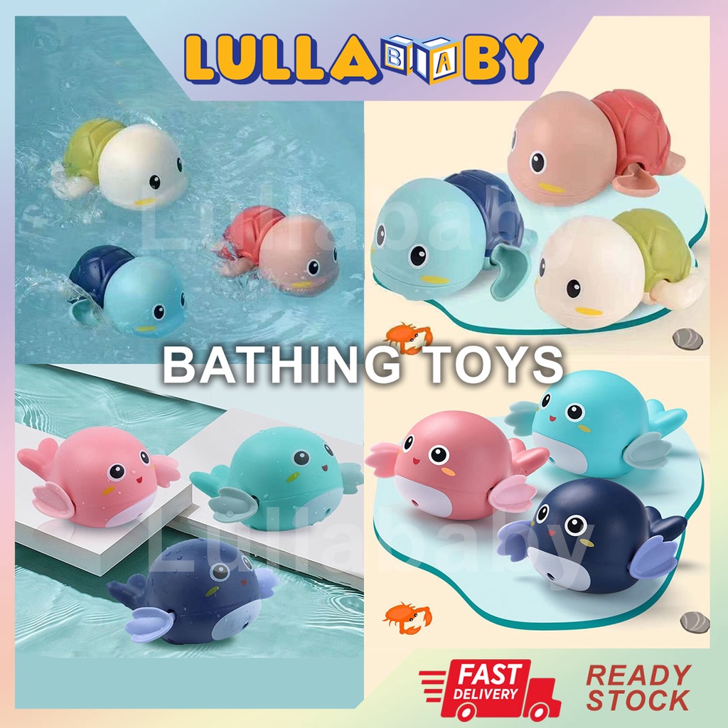 🔥READY STOCK🔥 Baby Bath Toys Wind Up Toy Swimming Toy Animal Kids Pool ...