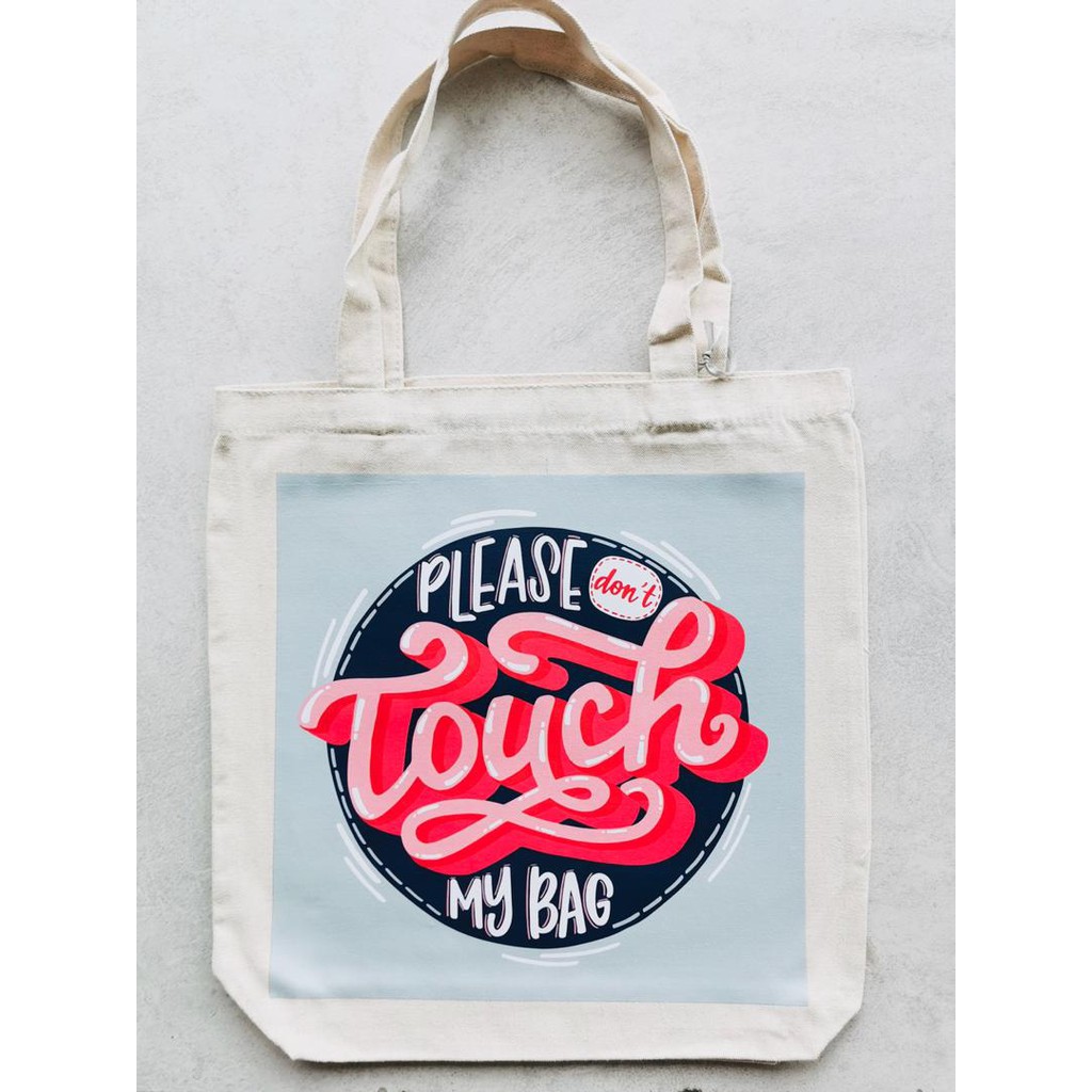 Emma 5 Artisan - Please Don't Touch My Bag (Tote Bag) | Shopee Malaysia