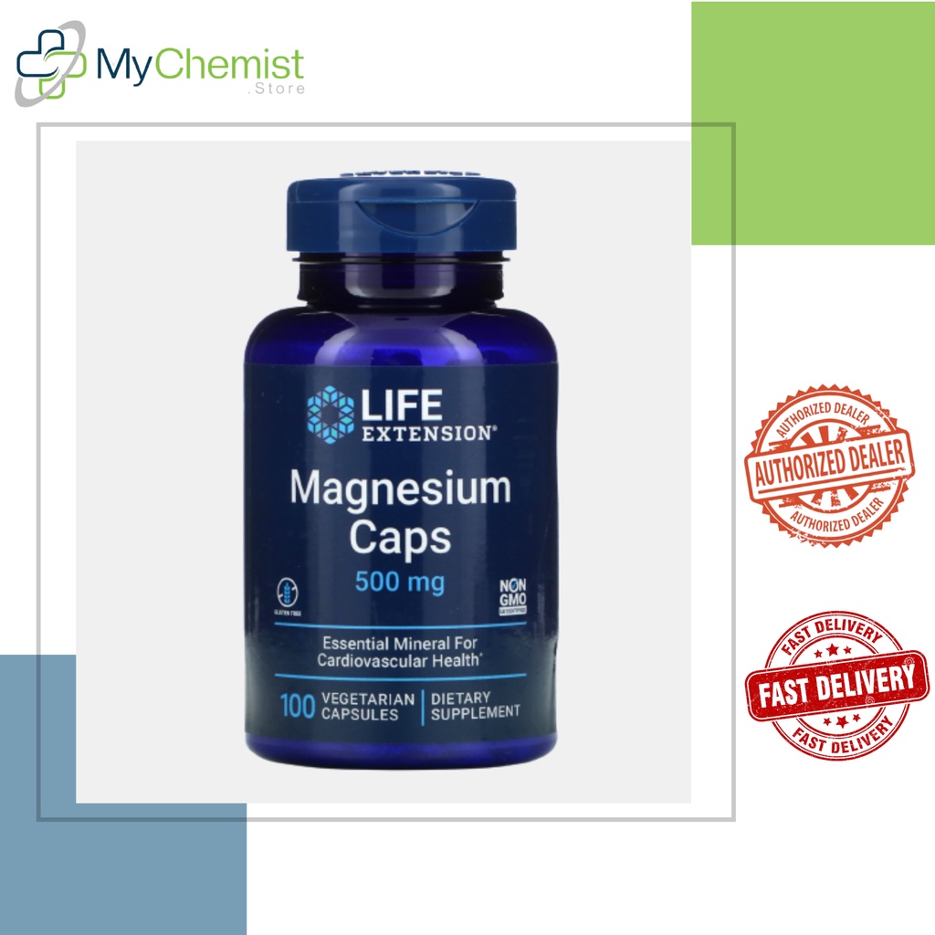 Life Extension Magnesium Caps 500mg | Shopee Malaysia
