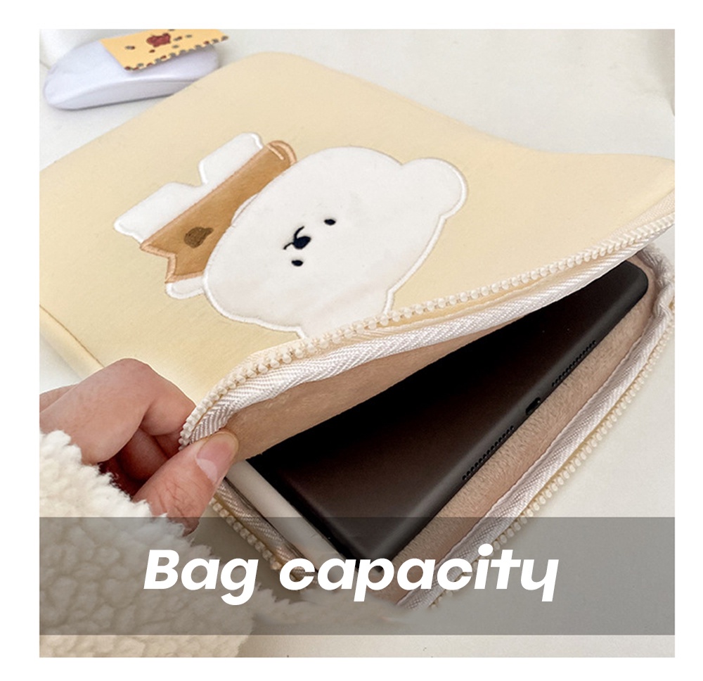 BH Laptop Bag Tablet Pouch 11 inch / 13 inch / 15 inch Cat Bear Design ...