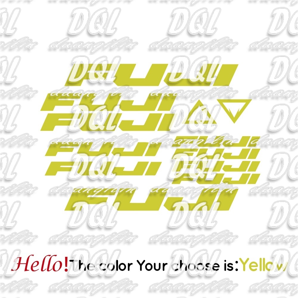 Bicycle Stickers Mountain Bike Road Bike Frame Sticker FUJI Fuji Frame ...