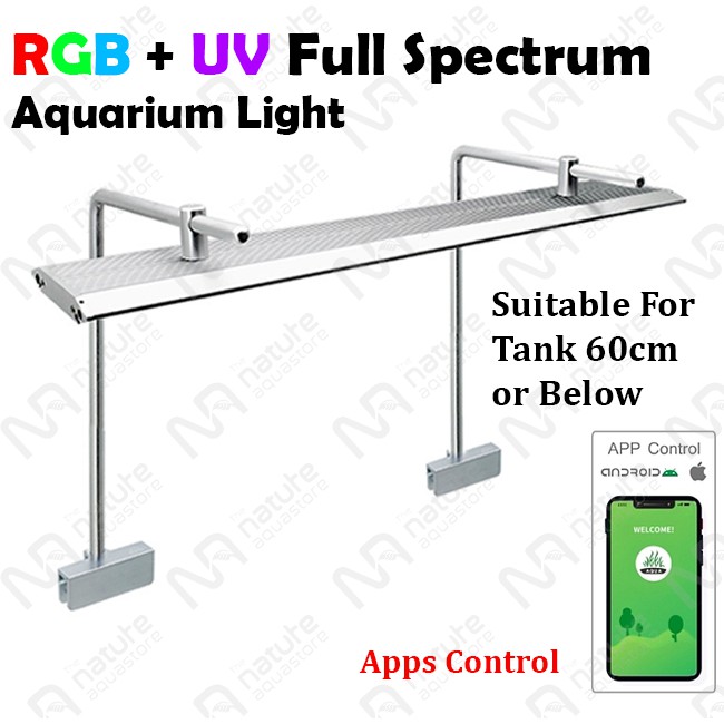 Week Aqua M D2 series (Black) RGB full Spectrum Aquarium Light M600D ...