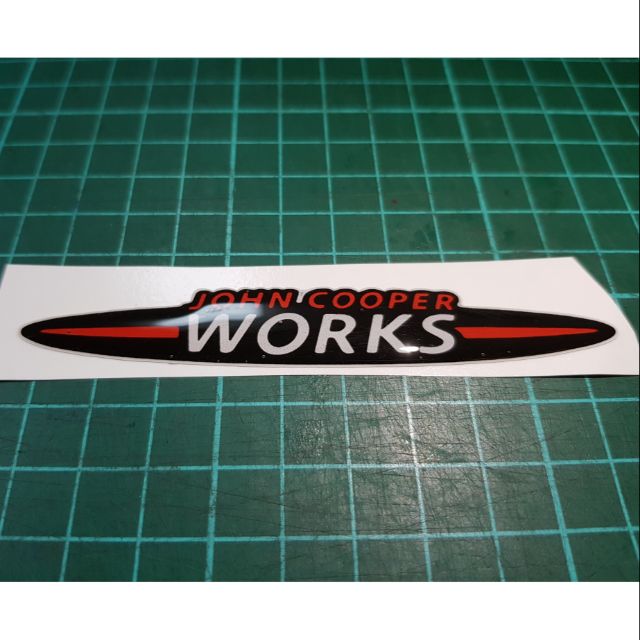 Emblem Sticker (John Cooper Works) | Shopee Malaysia