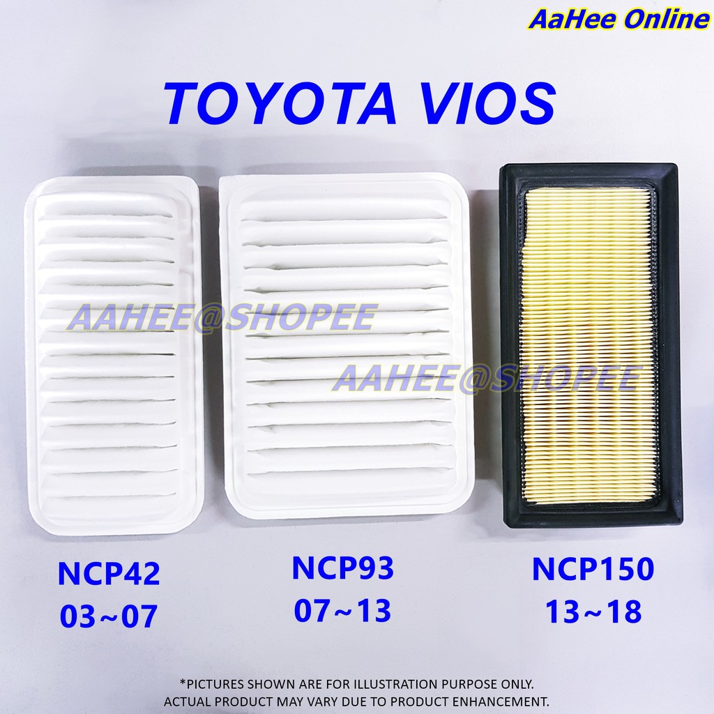 Air Filter Toyota VIOS NCP42 NCP93 NCP150 Original Dowa/Filton Malaysia ...