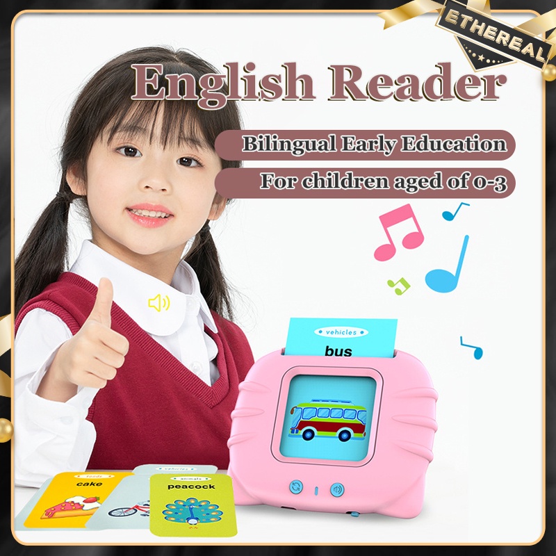 English Reader Set English Puzzle Bilingual Reader Early Education Toy ...