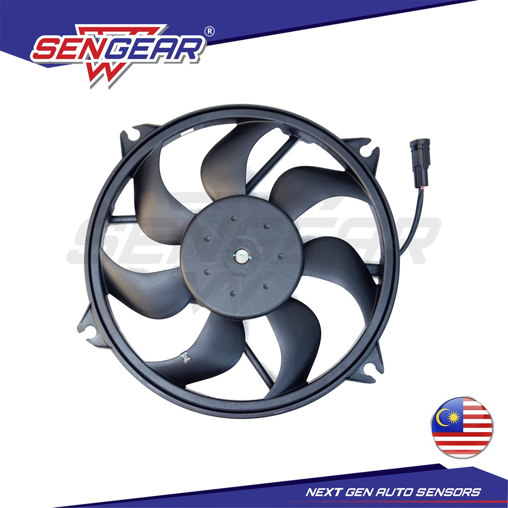 PEUGEOT 308 408 3008 5008 RCZ TURBO RADIATOR COOLING FAN MOTOR WITH FAN ...