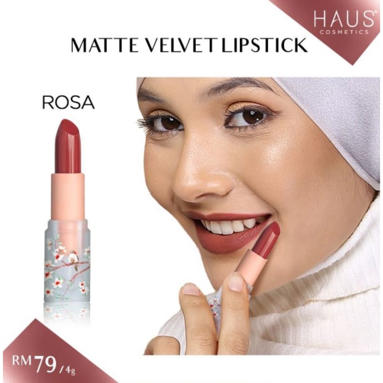 HAUS Cosmetics Matte Velvet Lipstick (MVL) | Shopee Malaysia