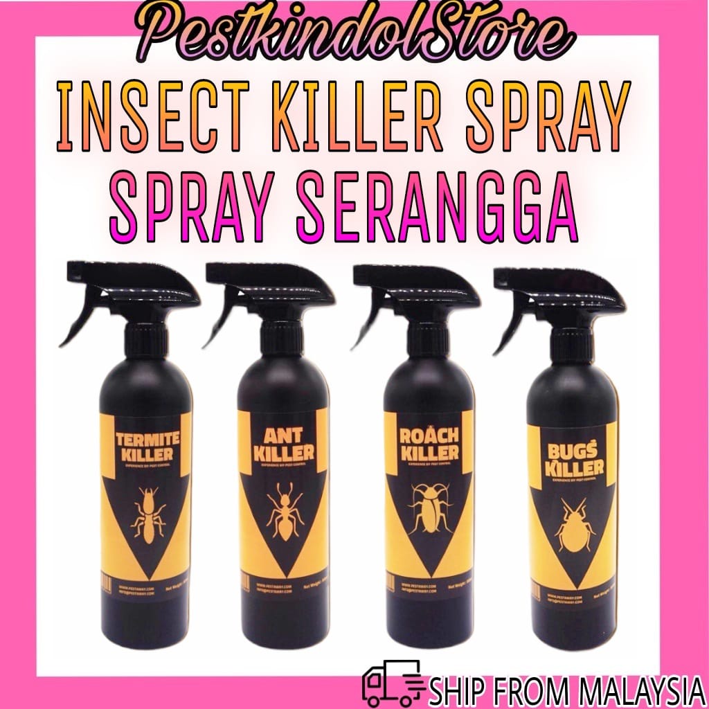 Insert Killing Spray / Spray Serangga 500ML ( TERMITE,ANT,COCKROACH,BED ...