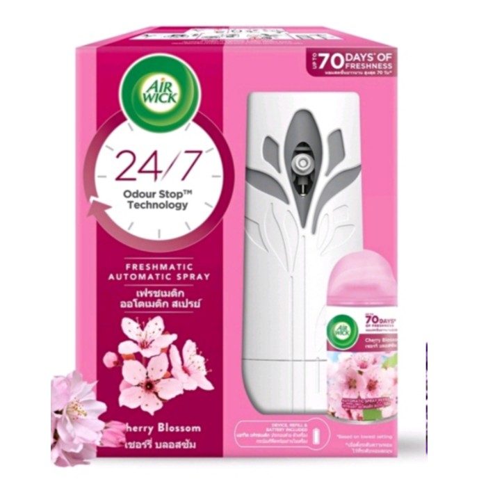 Air Wick Freshmatic Starter Air Refreshener Lavender /cherry blossom ...