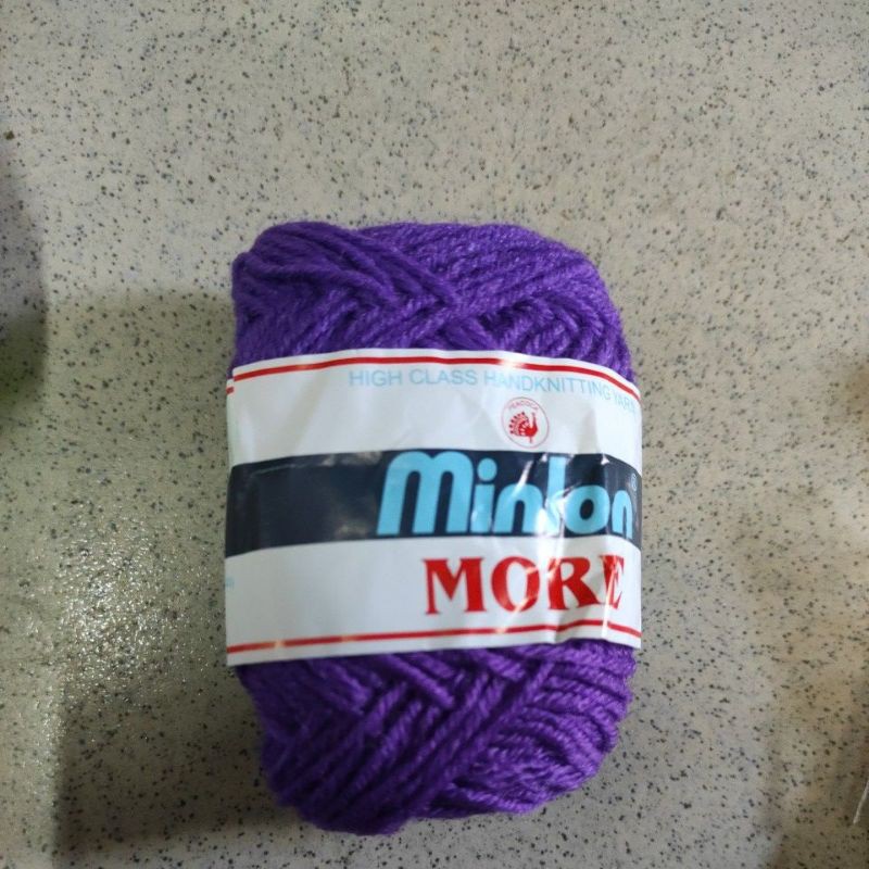 Minlon More Benang Kait Knitting Yarn 24+-g (1pc) | Shopee Malaysia