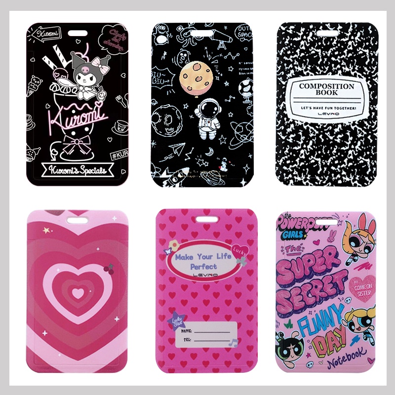 Student Id Card Tag With Neck Lanyard Cartoon Frame With Strap Put The ...