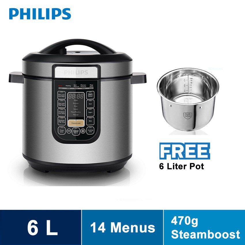 Philips Multi Cooker All-in-One Pressure Cooker HD2137 | Shopee Malaysia
