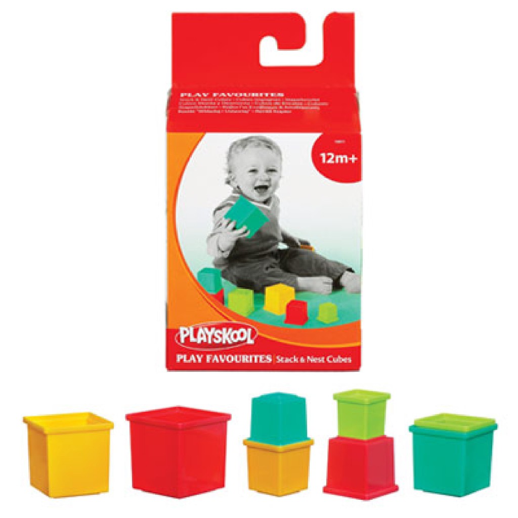 Mainan Playskool Stack & Nest (Barrels / Cubes) | Shopee Malaysia