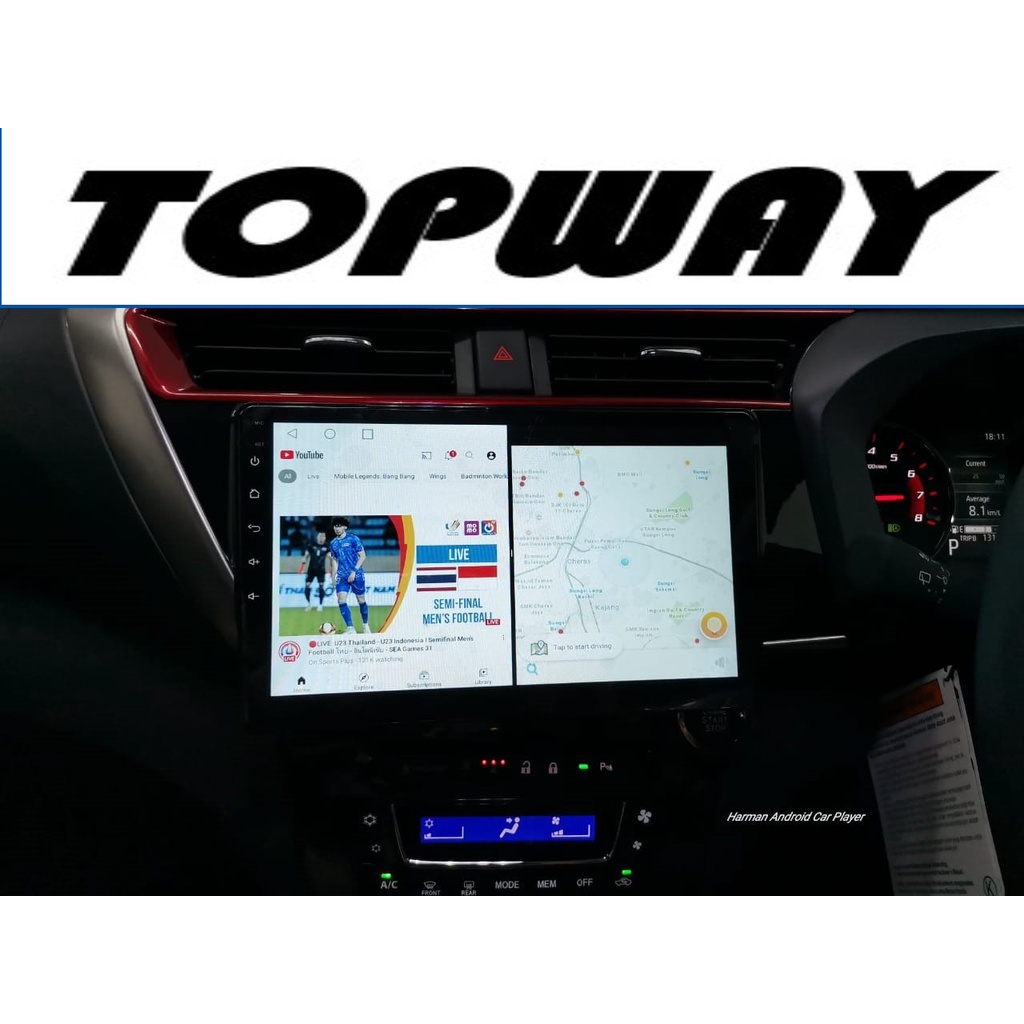 TOPWAY Android Car Player 2GB RAM + 16GB ROM - LATEST UNIVERSAL NEW ...